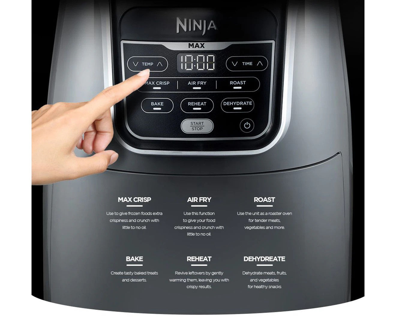 Ninja Air Fryer Max XL - Black/Silver AF160
